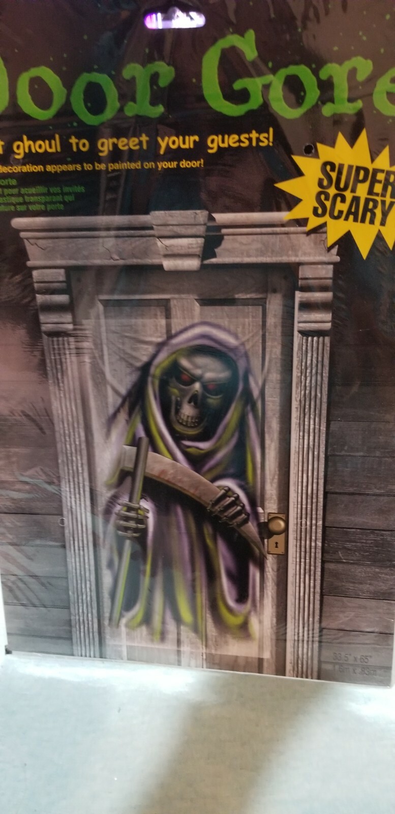 Halloween Amscan Door Decoration Gore-grim Reaper for sale online | eBay