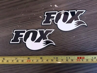 Lot of 2 FOX Racing SHOCKS Decals Stickers Off Road 4x4 Mud Monster ...