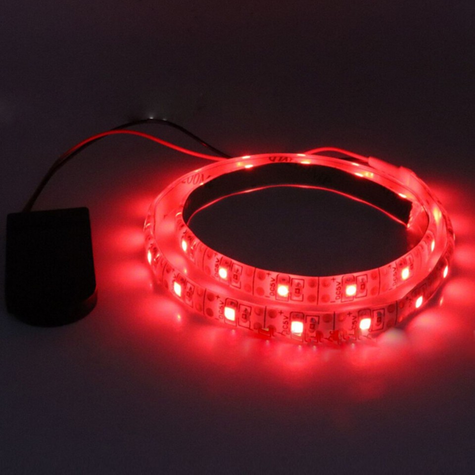 Button Battery Powered 2835 SMD 3V DC 60LED/M LED Strip Light Flex LED ...