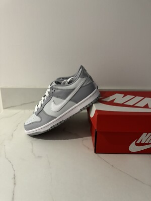 NIKE DUNK LOW TWO TONE GREY GS | Uk 5.5 | Us 6 Fast Delivery | eBay UK