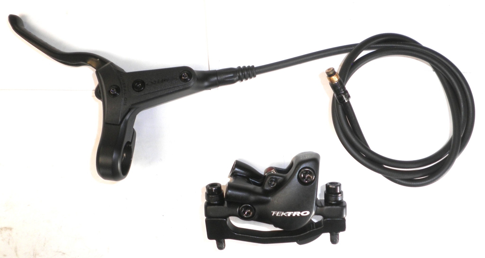TEKTRO DRACO HD-M390 BLACK HYDRAULIC LEFT BRAKE LEVER/CALIPER BIKE ...