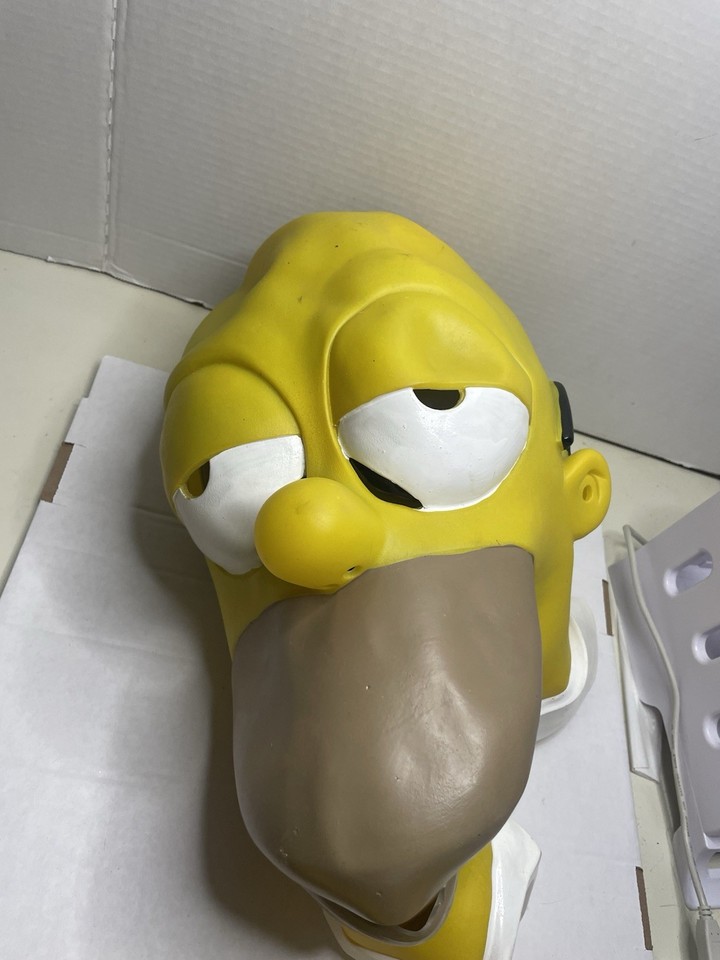Homer Simpson The Simpsons Full Latex Mask Costume 1999 Fox | eBay