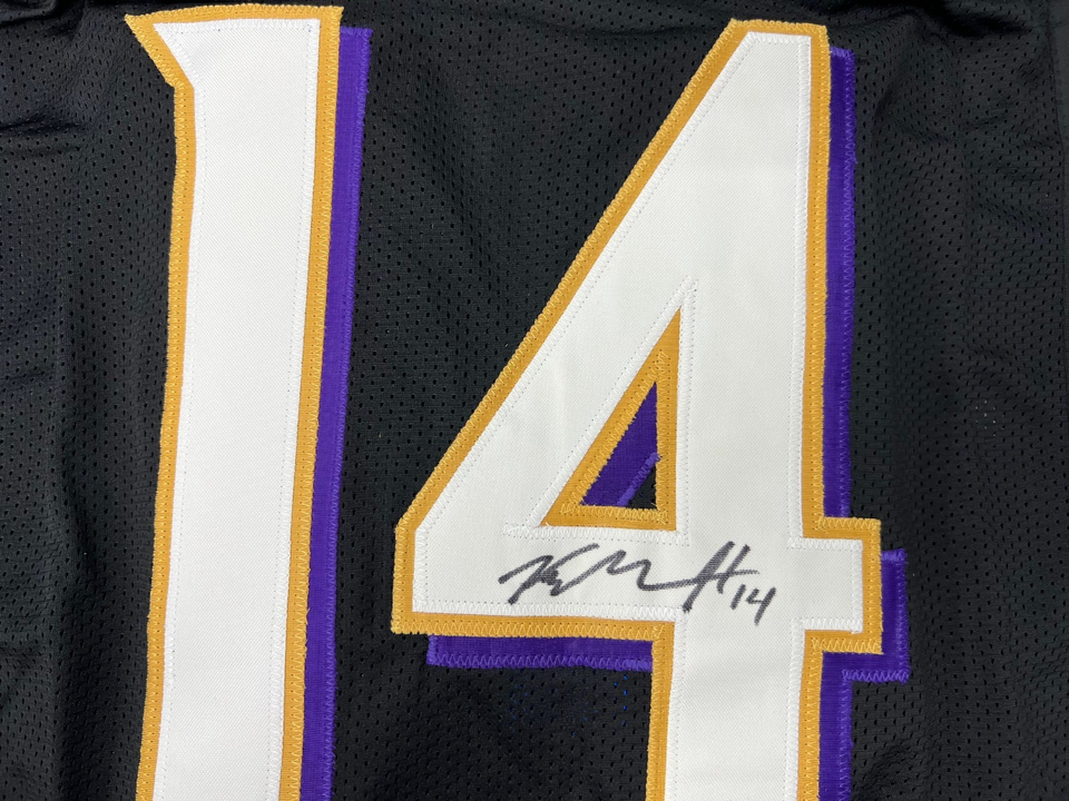 Kyle Hamilton Autographed Ravens Black Custom Jersey JSA Witnessed | eBay