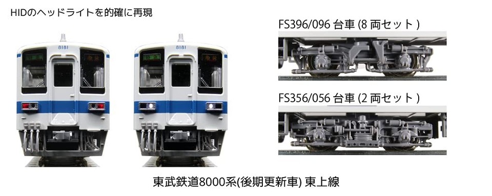KATO N Gauge Tobu Railway 8000 Series Late Renewal Car Tojo Line Top ...