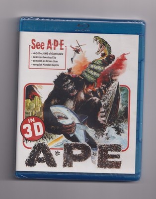 Ape (AKA A.P.E) (Blu-Ray 3D) (1976) New & Sealed [JOANNA KERNS] | eBay
