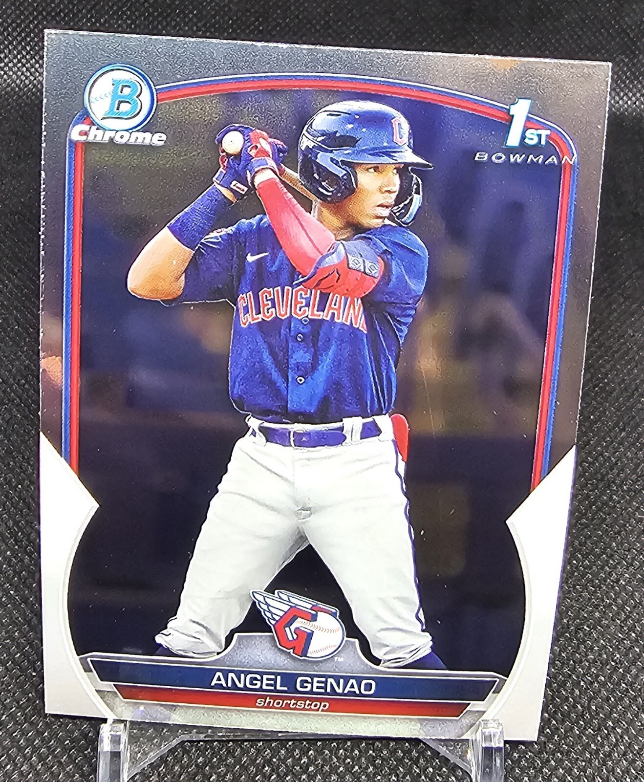 2023 Bowman Chrome 1st Baseball Angel Genao Rookie BCP-140 Cleveland ...