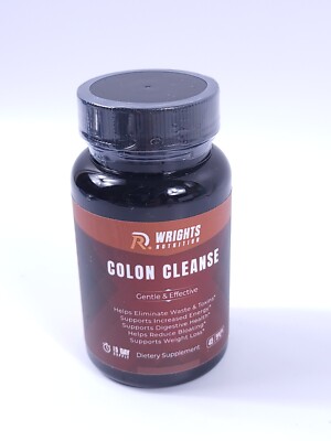 Colon Cleanse 45 Tabs (15 Days) Eliminate Waste Toxins, Digestive ...