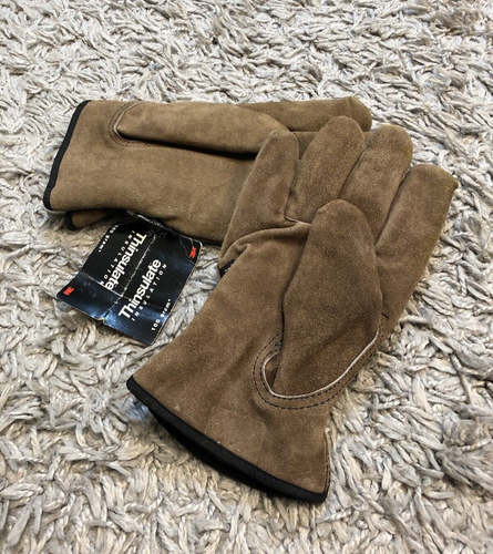 NEW 3M Thinsulate Suede Work Gloves SIZE XL 100 Grams Chore Mens NWT ...