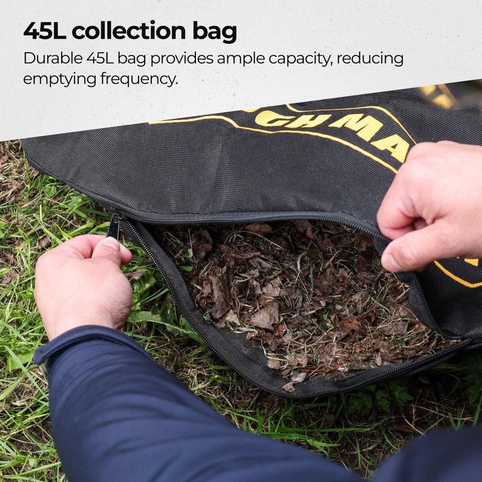 TOUGH MASTER Leaf Blower 3000W Garden Vacuum & Mulcher 3 in 1 - 45L Bag ...