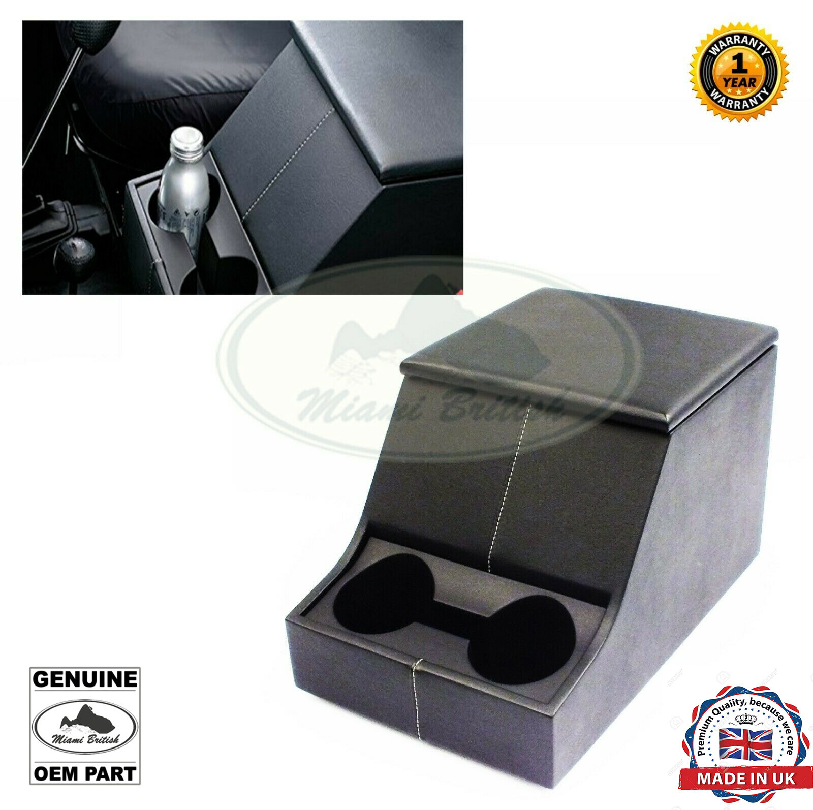 LAND ROVER CONSOLE CUBBY BOX + CUP HOLDERS DEFENDER LR008788 OEM | eBay