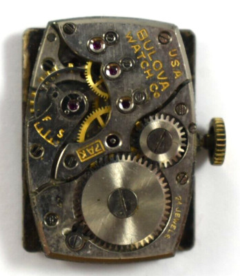 Vintage 1947 Bulova Manual Wind 21J 7AK Wrist Watch Movement lot.qg | eBay