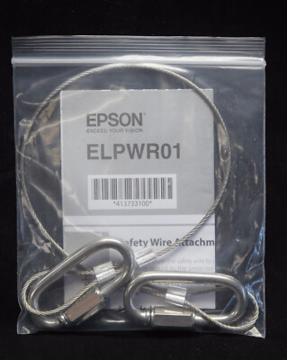 Epson ELPWR01 Projector Safety Wire Cable - Universal Uses - NEW | eBay