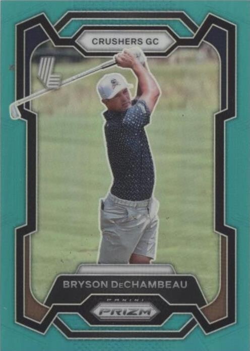 2024 Panini Prizm Liv Golf - Bryson DeChambeau #35 Teal Prizm /199 for ...