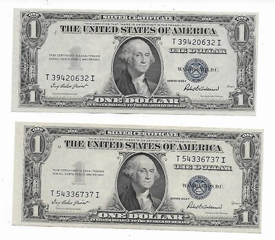 $1 1935-F Priest/Anderson TI Block Almost Uncirculated | eBay