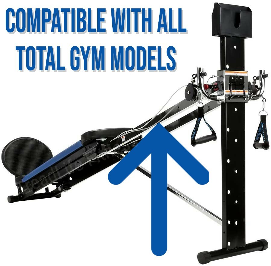 Total Gym Replacement Steel Cable for All Models 1500 2000, 3000, XLS ...