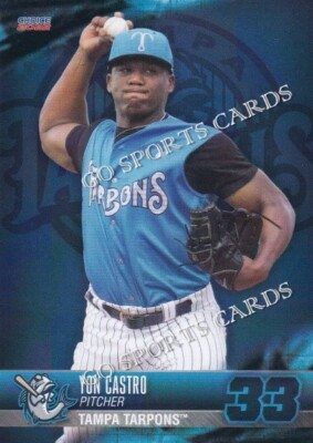 2022 Tampa Tarpons Yon Castro RC Rookie New York Yankees DR | eBay