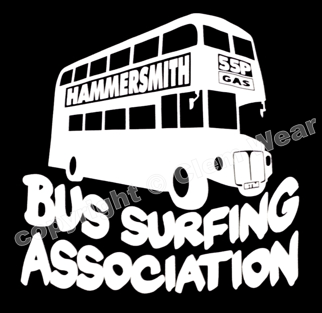 BUS SURFING ASSOCIATION Bottom T SHIRT tee Rik Mayall T-shirt comedy ...