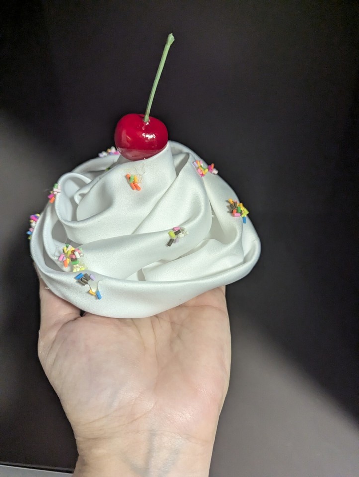 New Headpiece Costume Whip Cream Sprinkles And Cherry 🍒 Ice Cream clip ...
