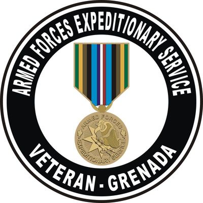 Grenada Armed Forces Expeditionary Service Medal AFEM Veteran 5.5 ...