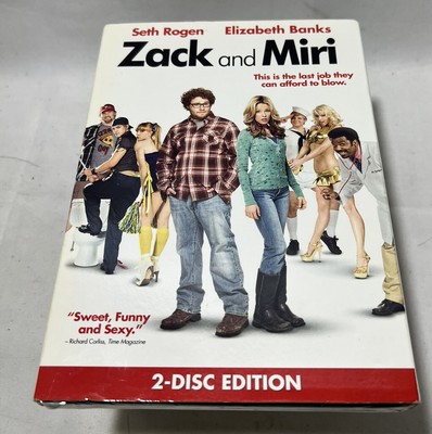 Zack and Miri DVD 2-Disc Edition Seth Rogan Elizabeth Banks Sealed New ...