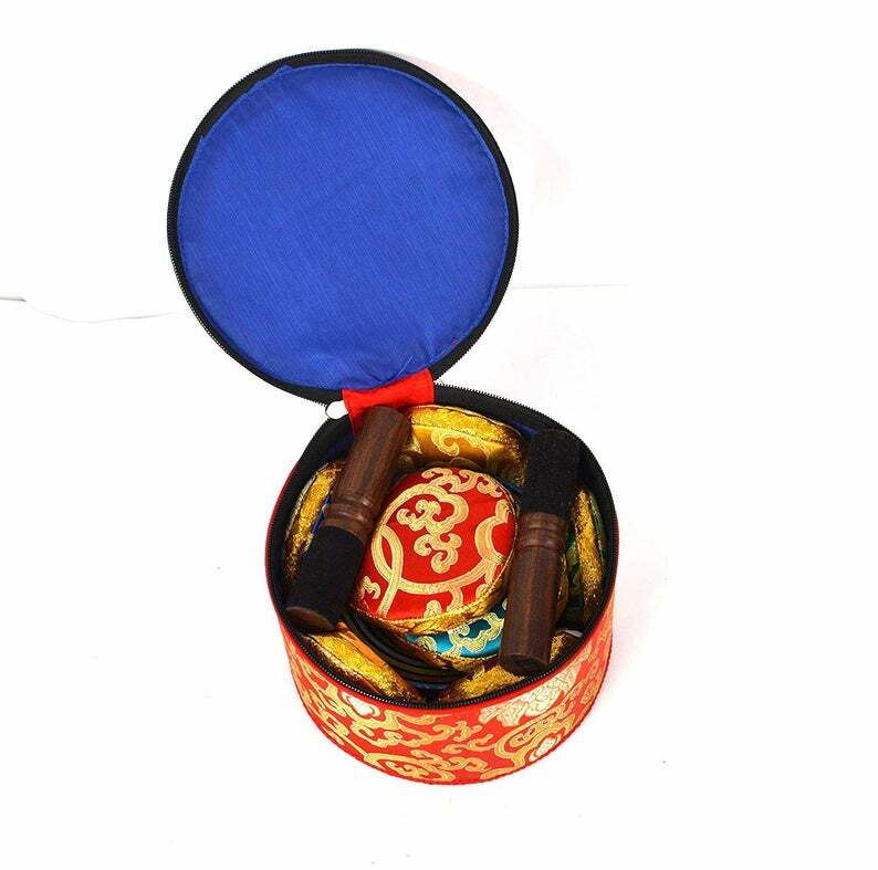 7 Chakra Color Set Bowl-Singing Bowl Set of 7-Mindfulness Relaxing ...