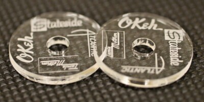 2 x 45 RPM Adaptor for 7" Single Vinyl Records Centre Adapters Northern ...