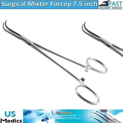 Hemostatic Surgical Mixter Forceps 7.5'' Surgical Dissecting Ligature ...
