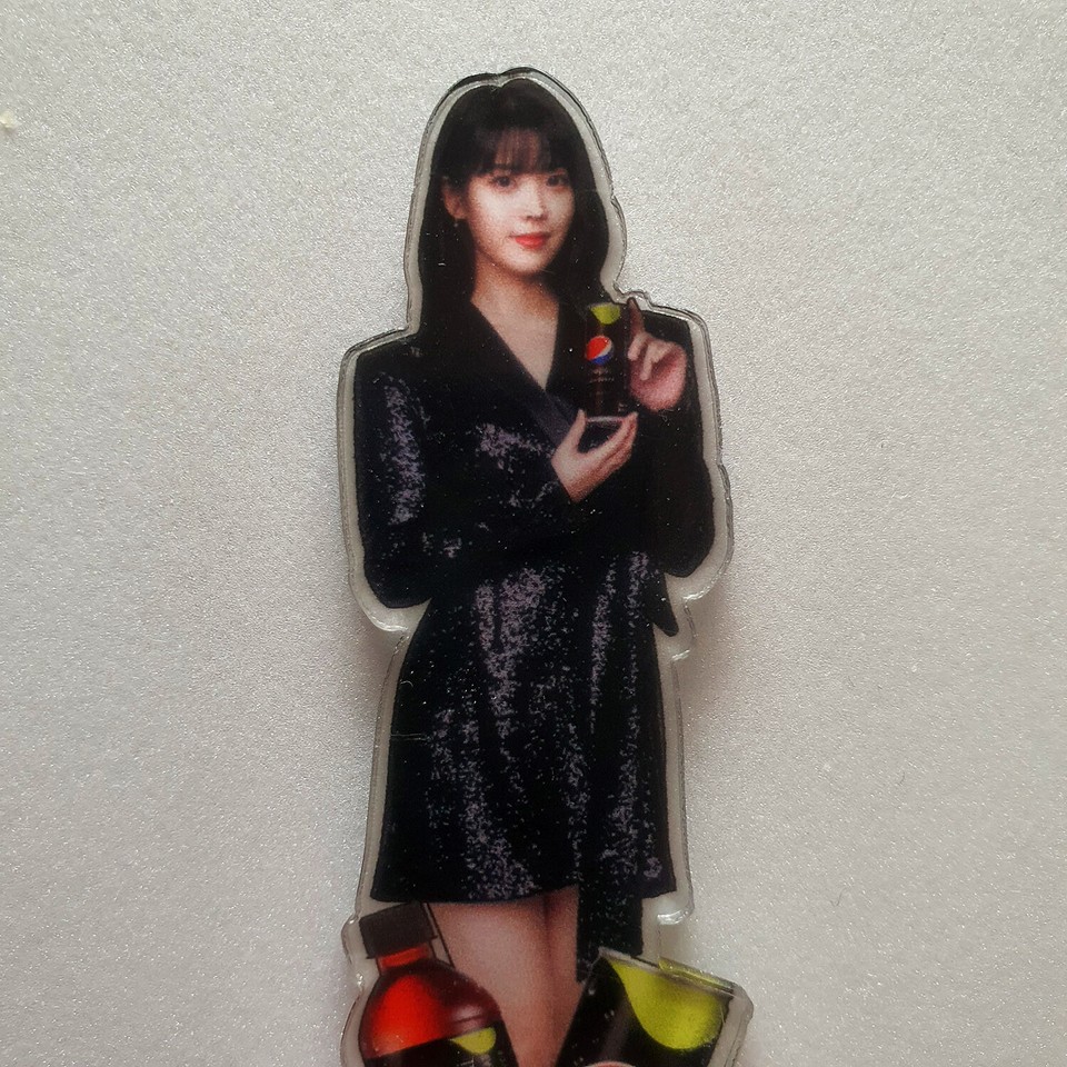 [LIMITED] IU x PEPSI ZERO SUGA IU MINI STANDEE | eBay