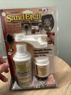 New Armour Products Sand Etch Kit 70-9001 Glass Etching System | eBay