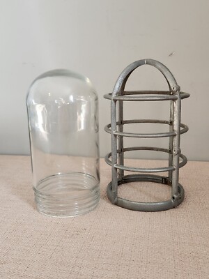 Vintage Explosion Proof Glass Globe and Cage ~ Clear | eBay
