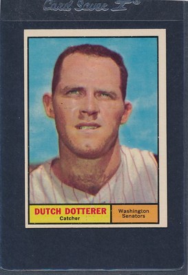 1961 Topps #332 Dutch Dotterer Senators EX 61T332-22216-1 | eBay
