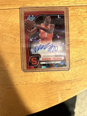 Donavan Freeman Auto 11/45 Bowman Chrome 1st | eBay