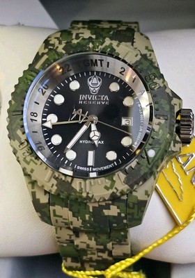 Invicta - HYDROMAX - 1000m - HYDROPLATED Camo GMT - Pro Diver - mens ...