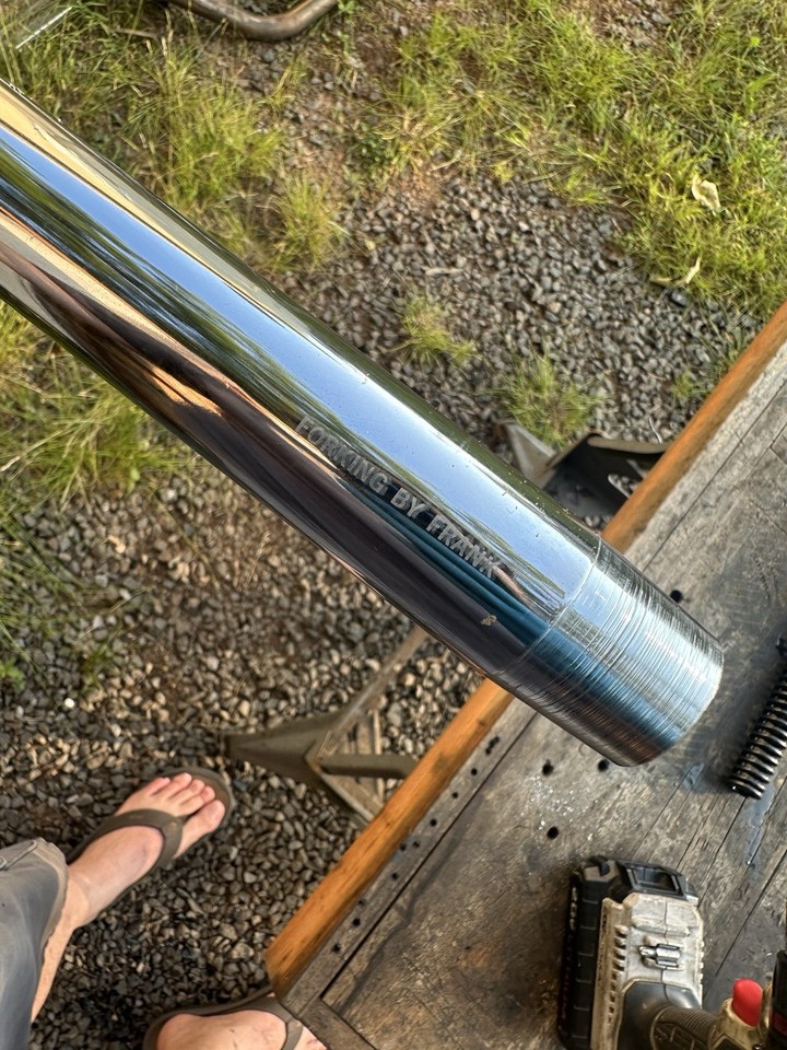 Harley-Davidson Ultra Narrow 35mm Chopper Shaved Forks Front End no ...