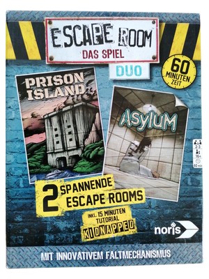 noris Escape Room Duo Asylum Prison Island Gioco di Logica | eBay