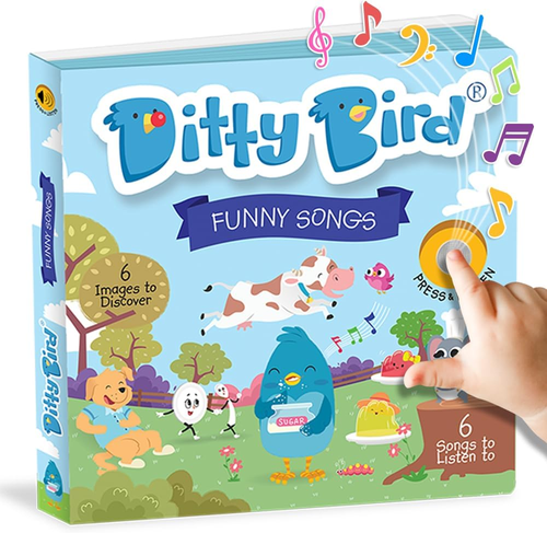 Ditty Bird Musical Books for Toddlers | Fun Children'S Nursery Rhyme ...