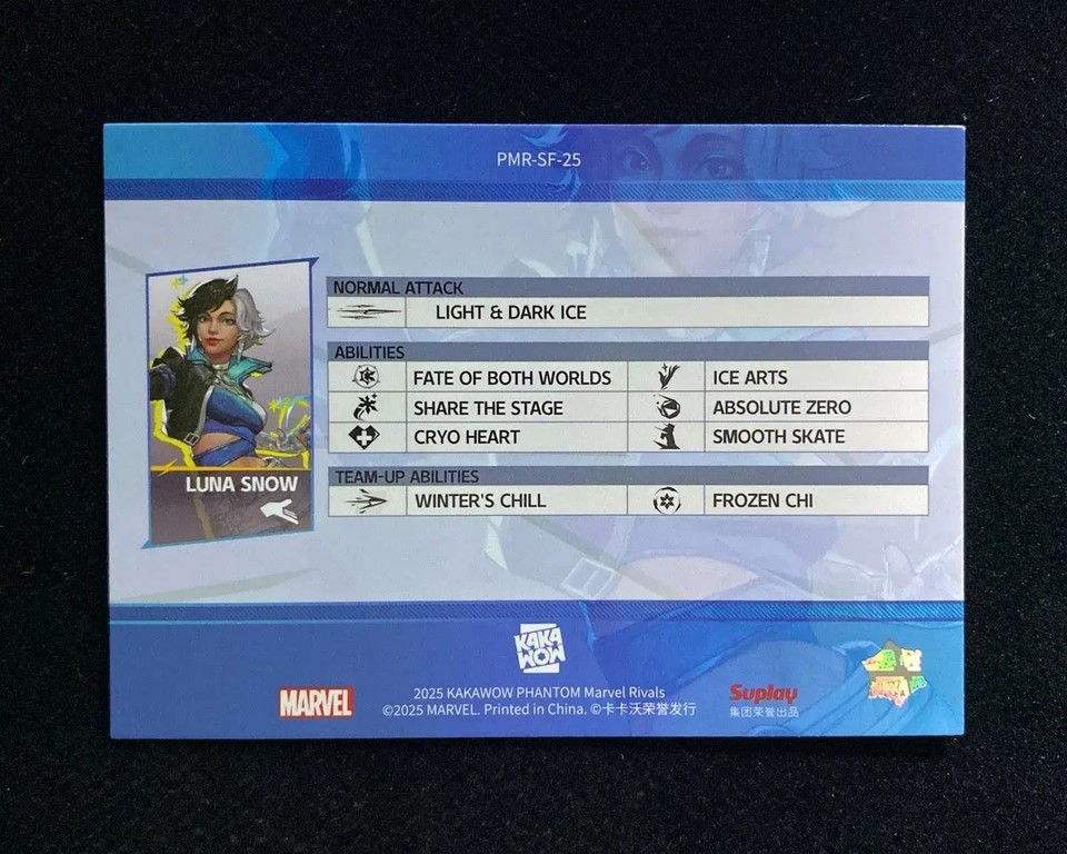 2025 Kakawow Phantom Marvel Rivals Identity #PMR-SF-25 Luna Snow J21 ...
