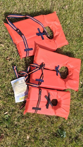 2 Adult 1 Child Life Preservers Life Jacket Vest | eBay