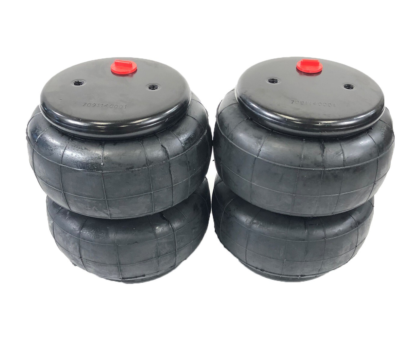 (two) Air Suspension Bags Heavy Duty 2600lb 1/2NPT for Most Pickup ...