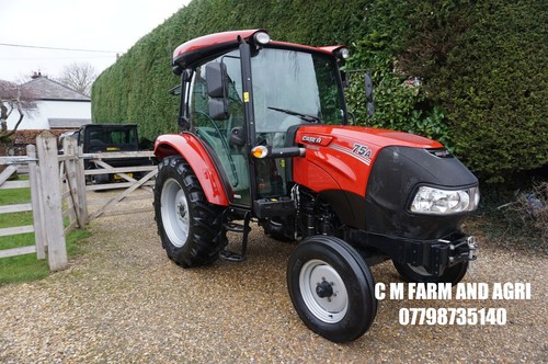 DEC 18 CASE IH FARMALL 75A CAB TRACTOR 75hp 2wd POWER SHUTTLE 40k JOHN ...