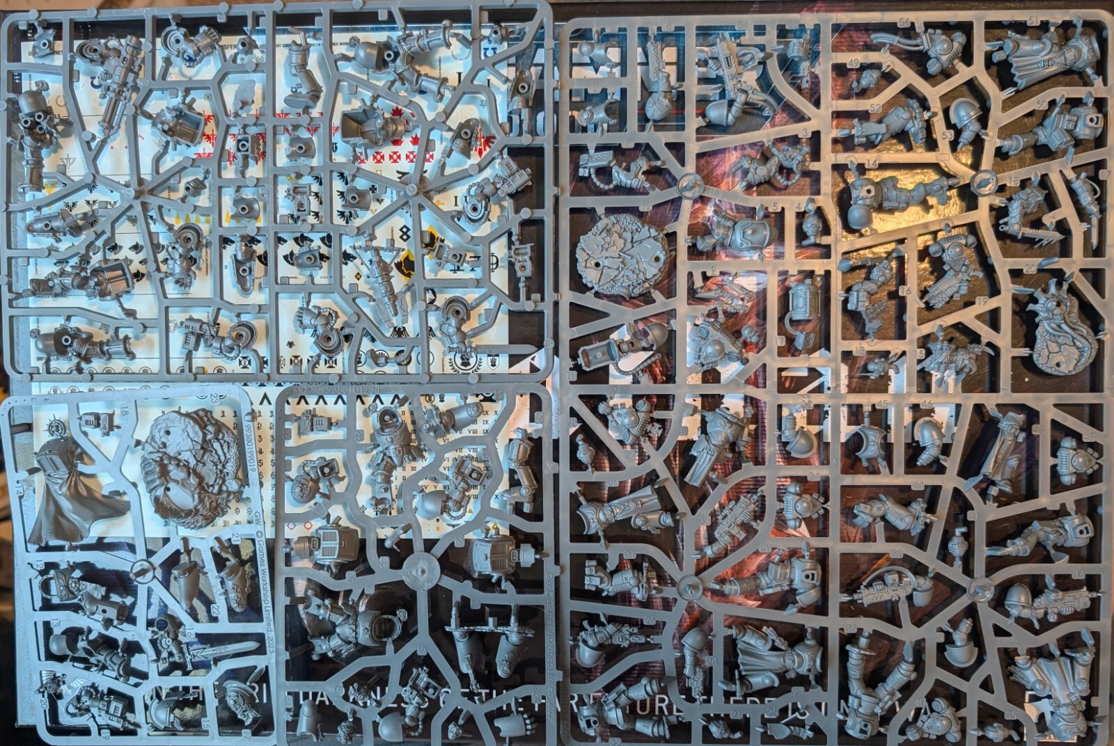 Warhammer 40k Leviathan Box Set Space Marine Half Unused | eBay