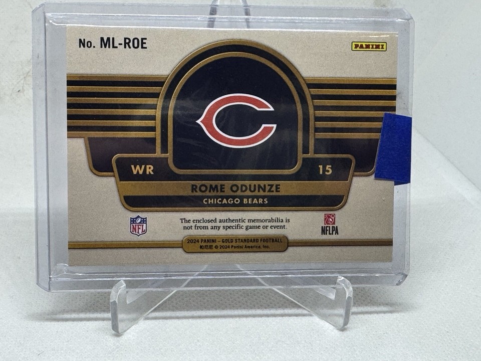 2024 GOLD STANDARD Rome Odunze /299 MOTHER LODE 5 PATCH ROOKIE RC BEARS ...