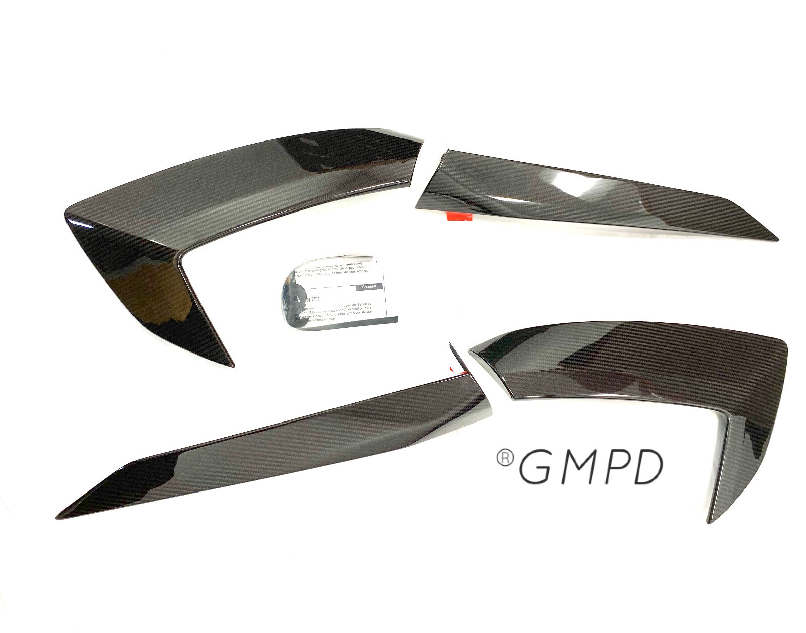 2021-2025 Corvette C8 Intake Scoop kit in REAL Carbon Fiber GM OEM NEW ...