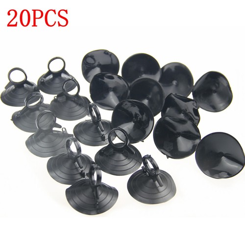 45mm Car Sunshade Suction PVC Cups Black Rubber Plastic Window Suckers ...