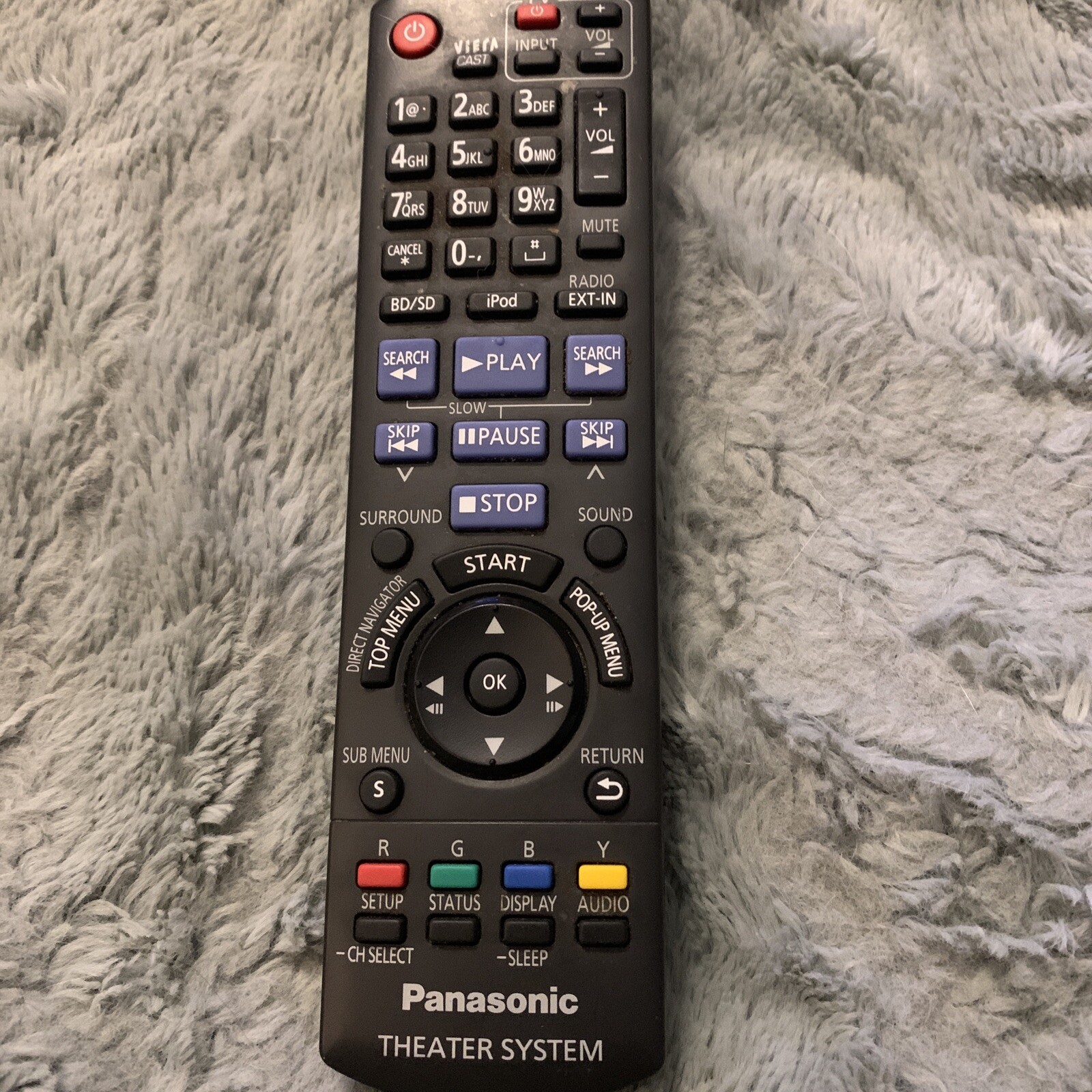 PANASONIC N2QAKB000089 RECEIVER THEATER SYSTEM REMOTE CONTROL OEM ...