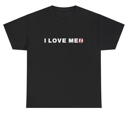 I Love Men Me Y2K T Shirt Funny Quote Ironic Gen Z Meme Humor Tee | eBay