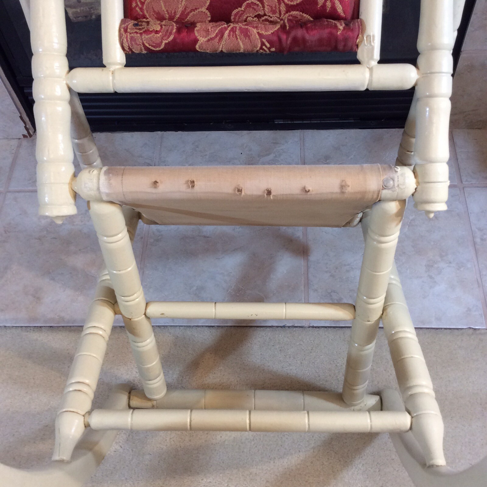 1800s Antique Victorian Carpet Rocker - Hunzinger/Eastlake Style | eBay