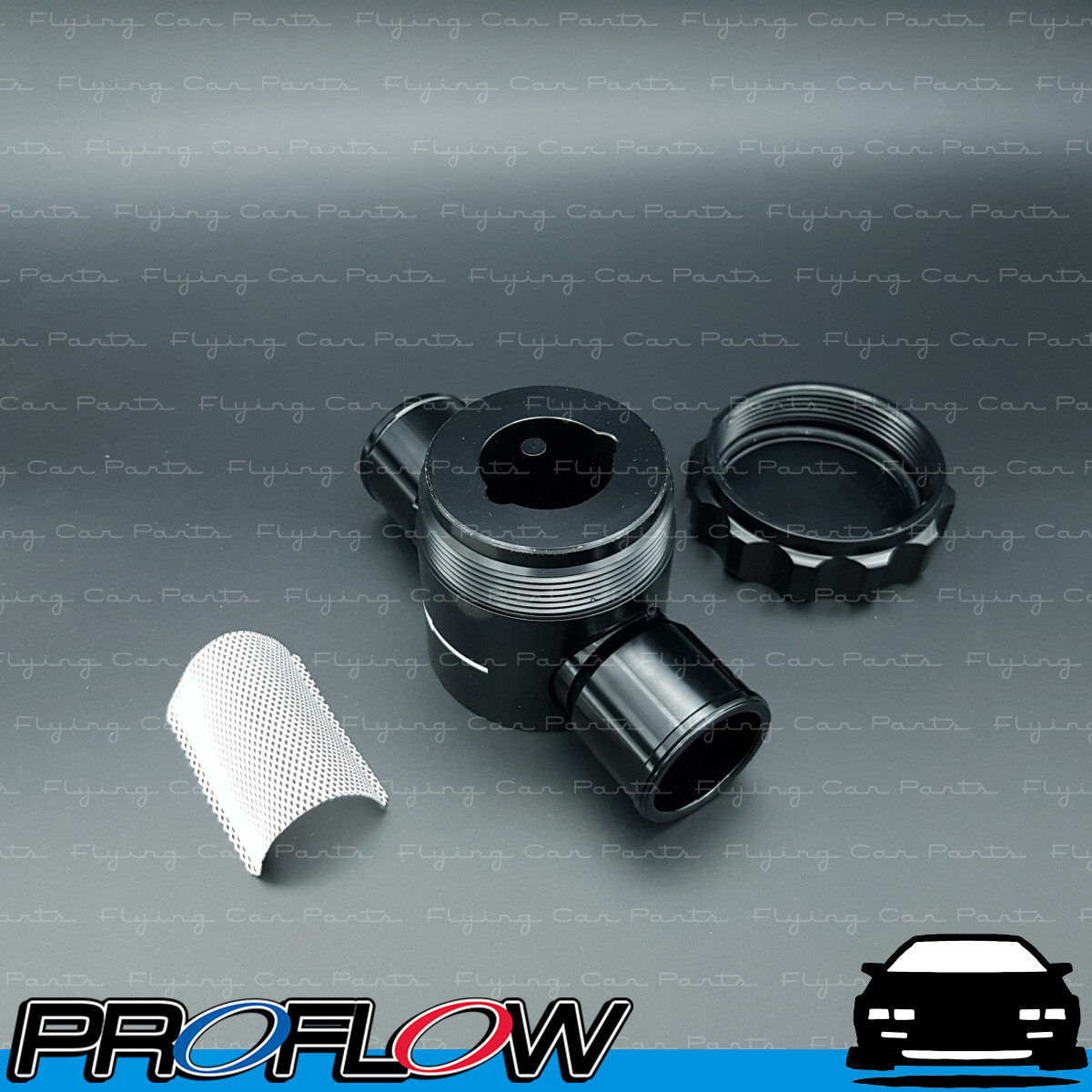 PROFLOW Water / Coolant Inline Filter 1.5" Inlet / Outlet Black ...