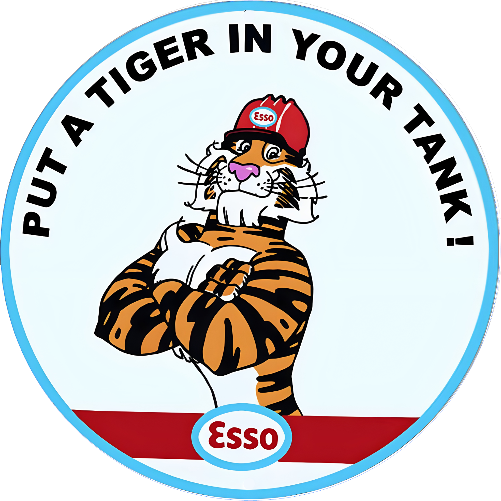 ESSO Retro Put a Tiger in Your Tank Sticker Waterproof | eBay