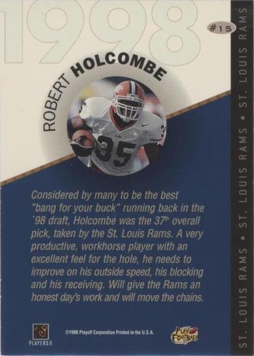 1998 Playoff Prestige Robert Holcombe #15 for sale | eBay